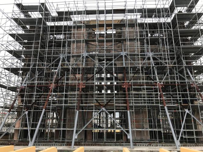 SC Ports work to stabilize downtown Charleston SC landmark