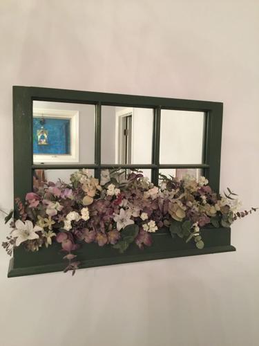 How do I repurpose old window sash?