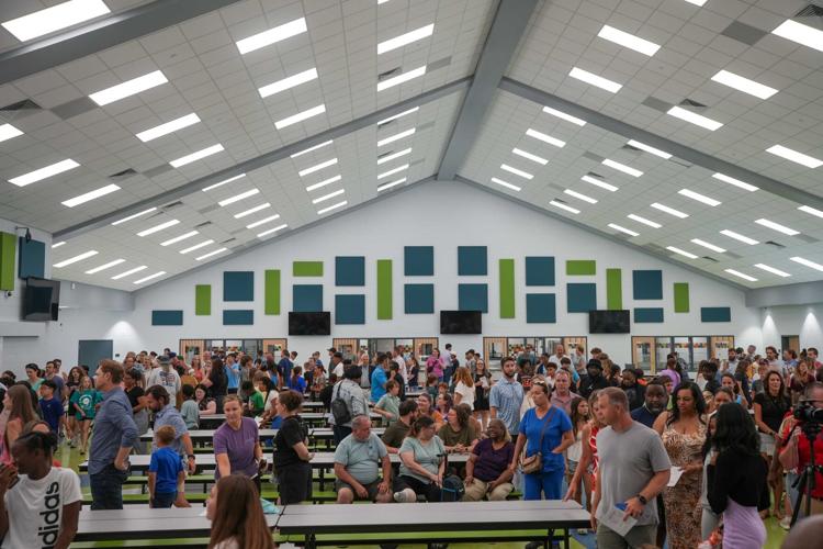 Families get sneak peak of Midtown Middle