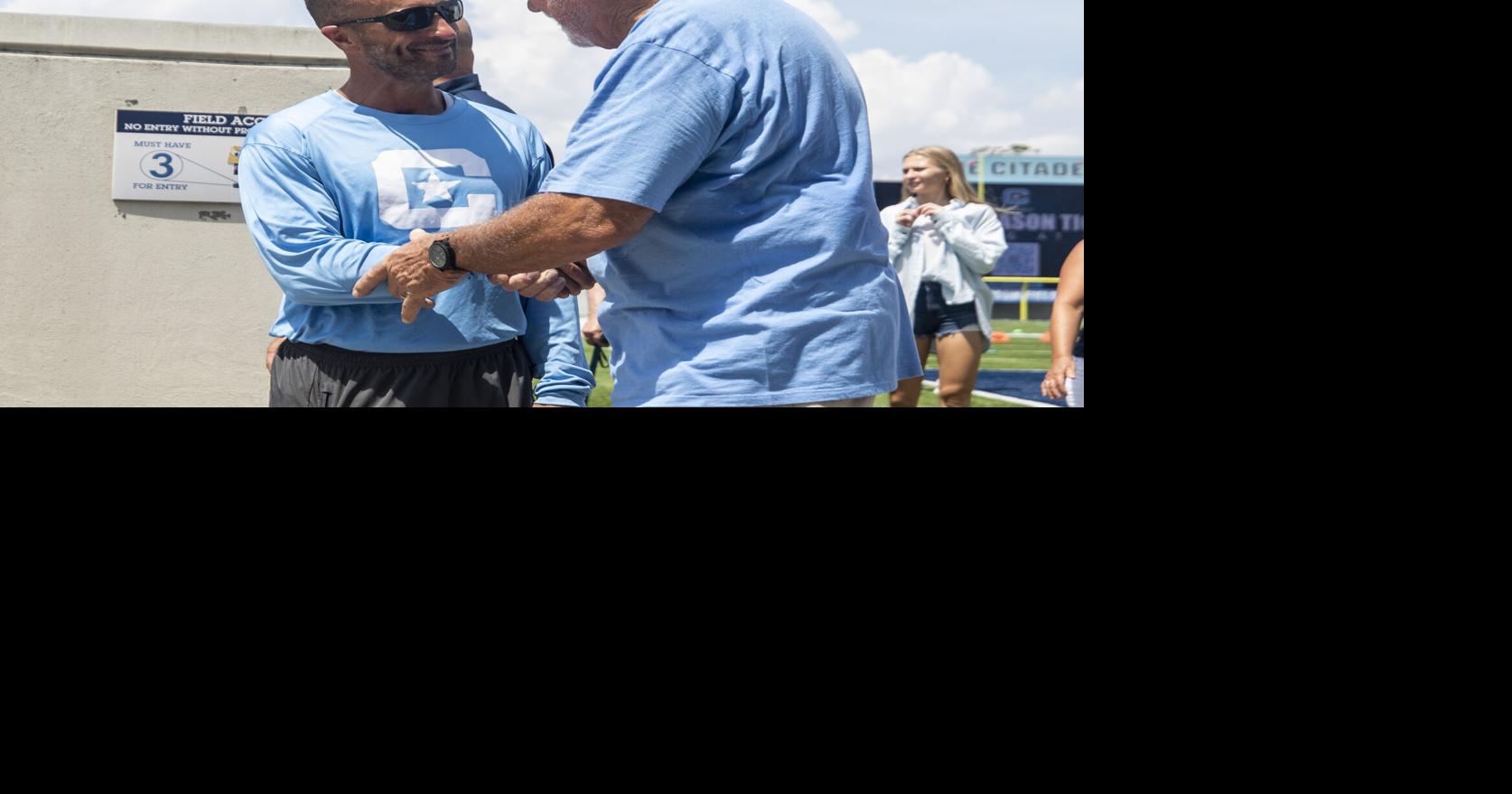 A slimmed down Citadel coach Brent Thompson hopes to gain energy ...