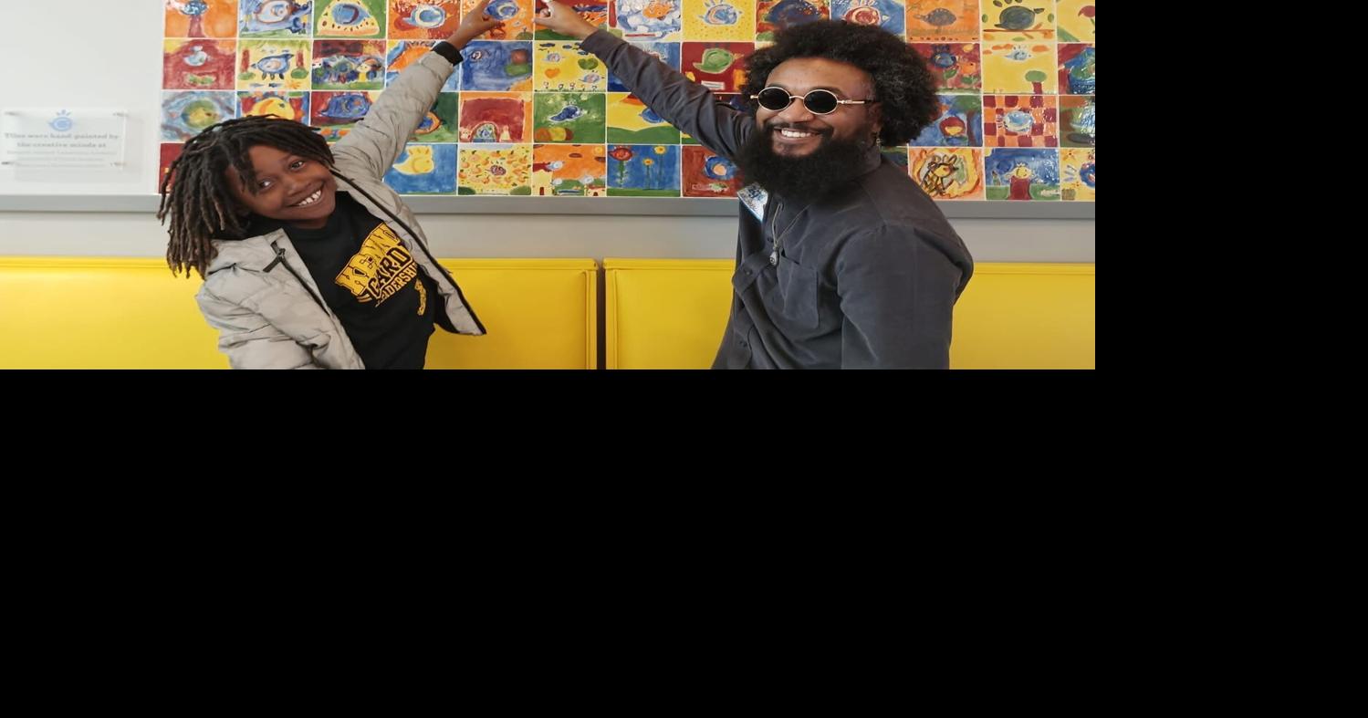 Kj’s IGA showcases painted tiles from WCSD scholars