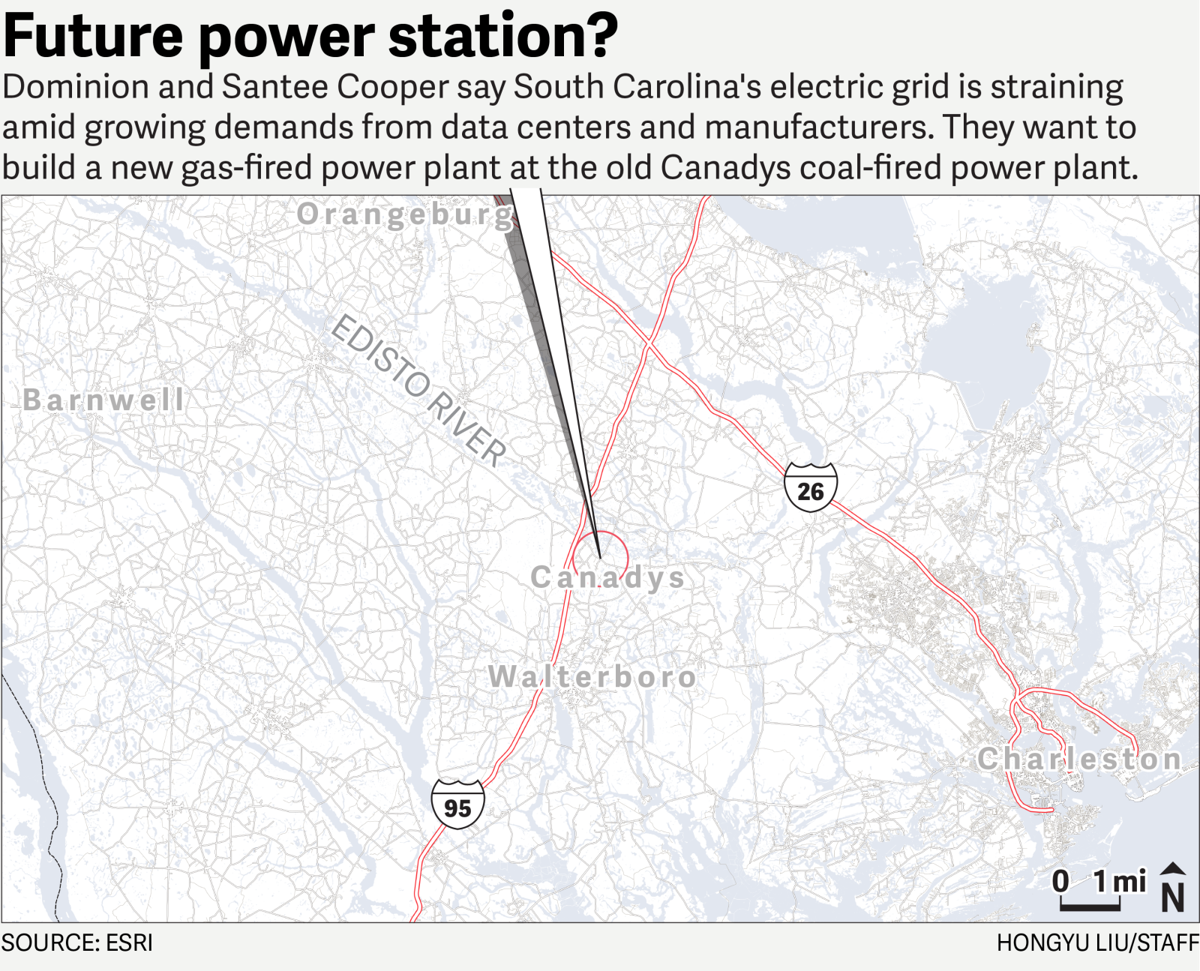 A secret gas pipeline map in SC surfaced at a barbecue joint
