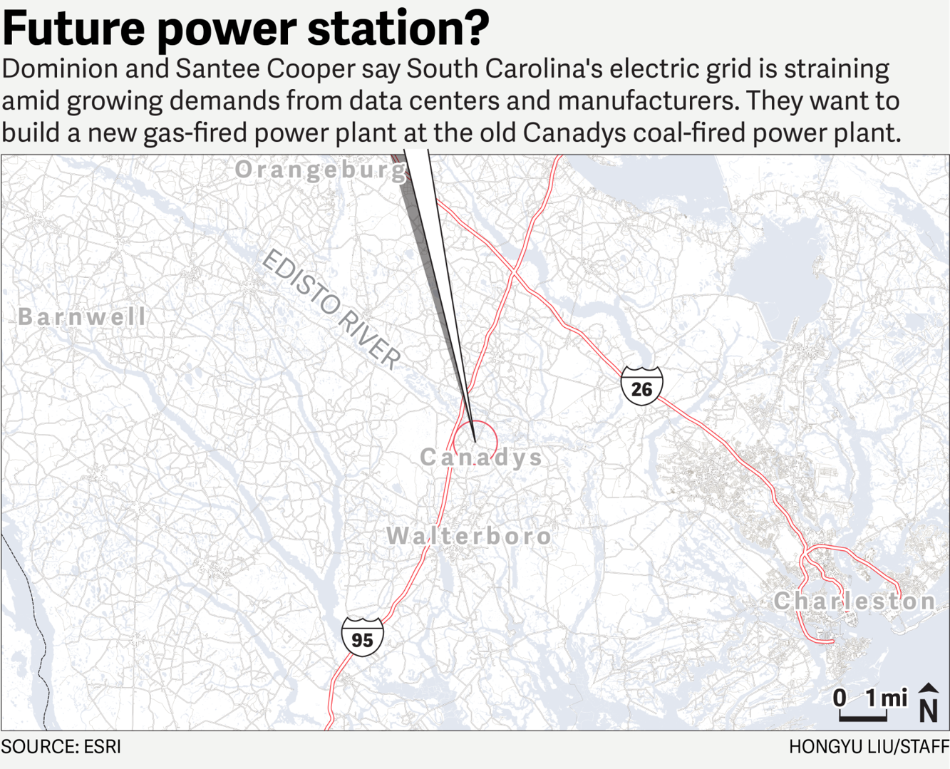 A secret gas pipeline map in SC surfaced at a barbecue joint