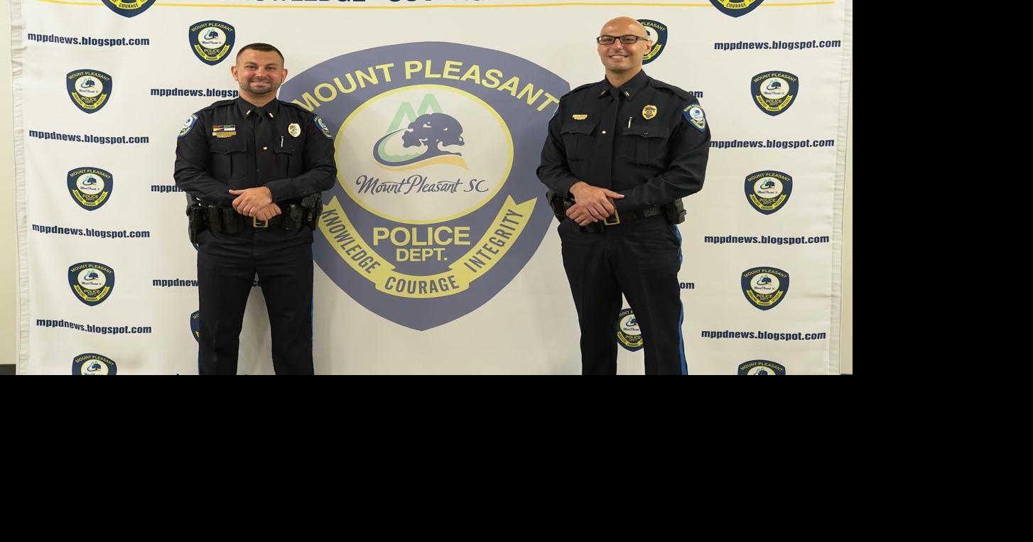 Mount Pleasant PD names new lieutenant and inspector