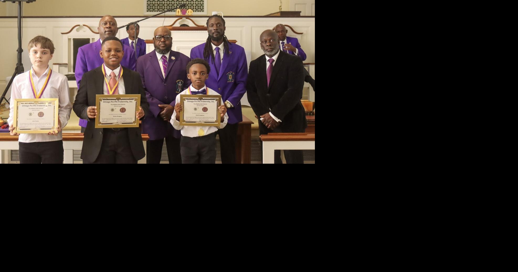 Omega Psi Phi Fraternity celebrates legacy and local excellence