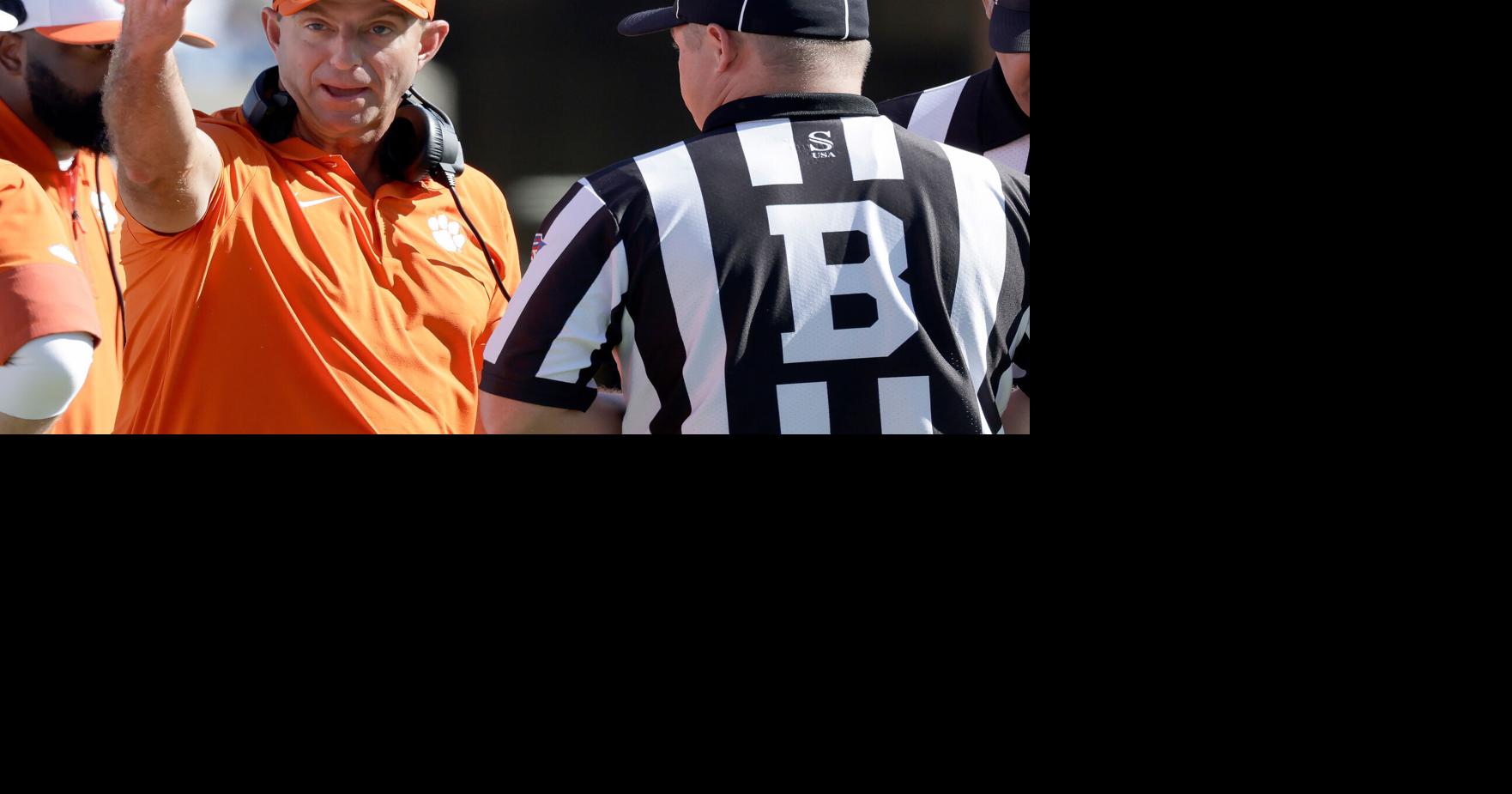 Clemson’s Dabo Swinney fined for comment on penalty vs. Duke