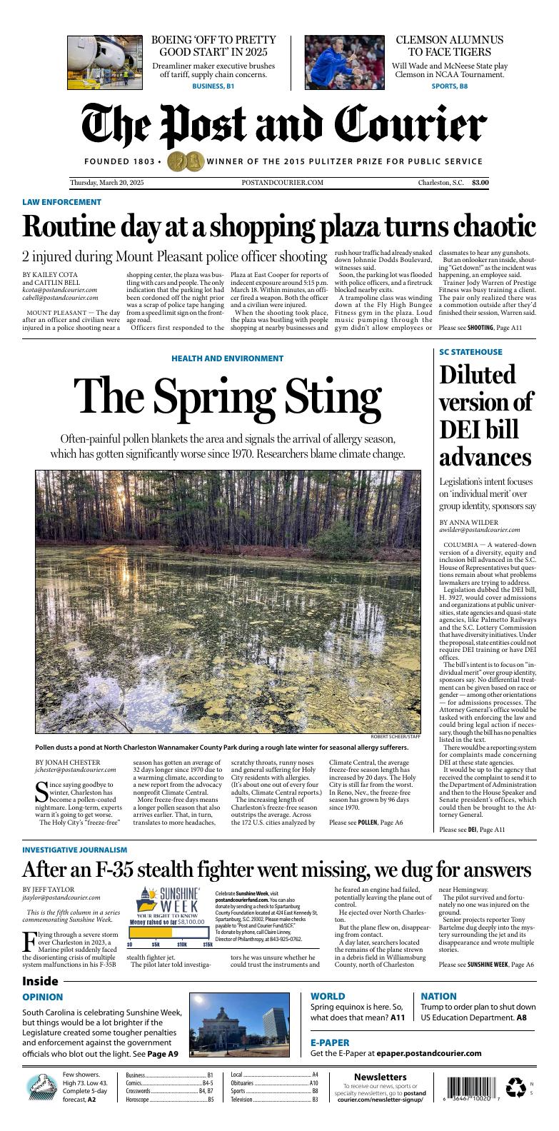 Page A1 | The Post and Courier E-Paper