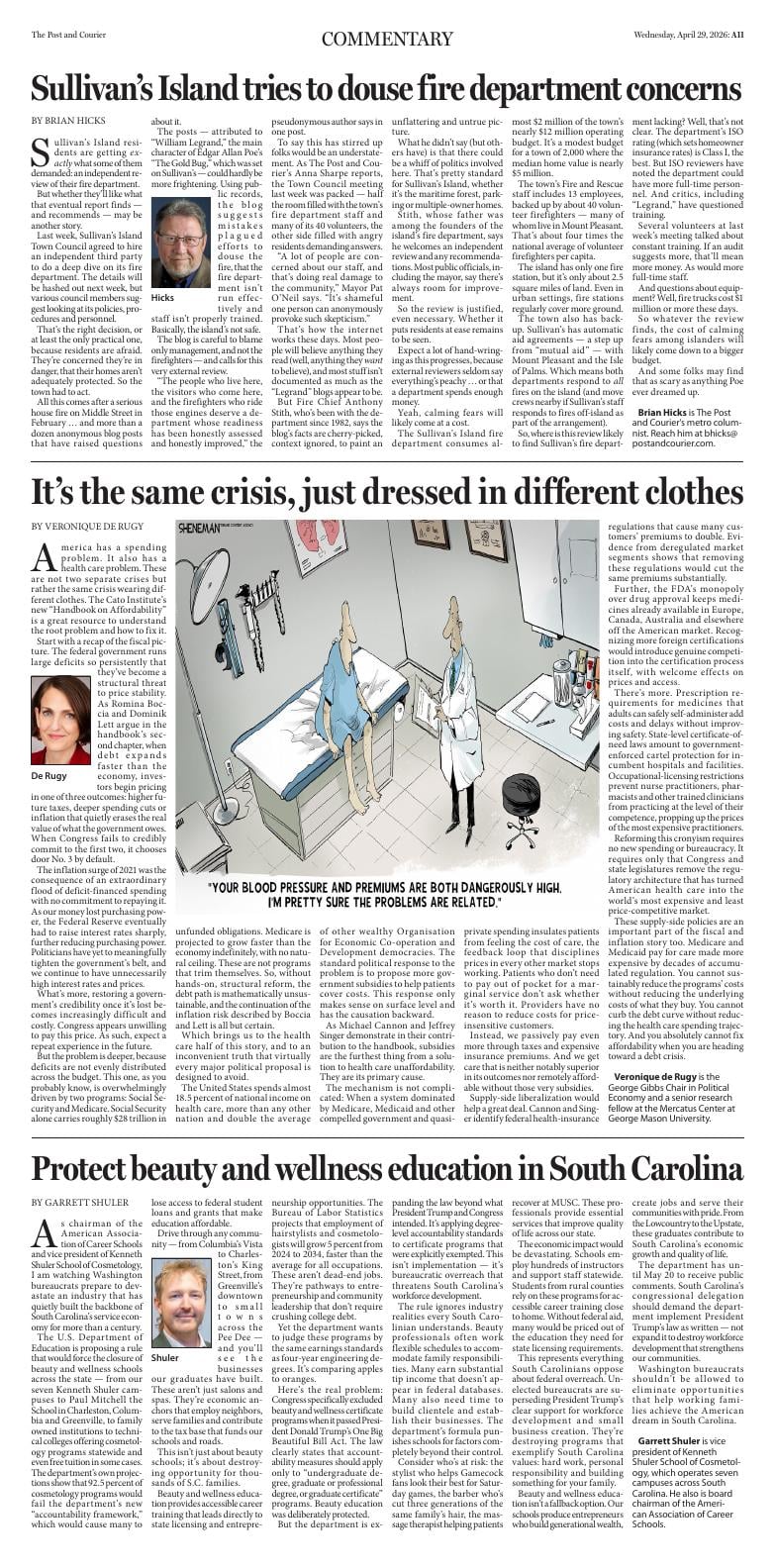 Page A11 | E‑Paper – The Post and Courier | Full Digital SC’s Top Newspaper