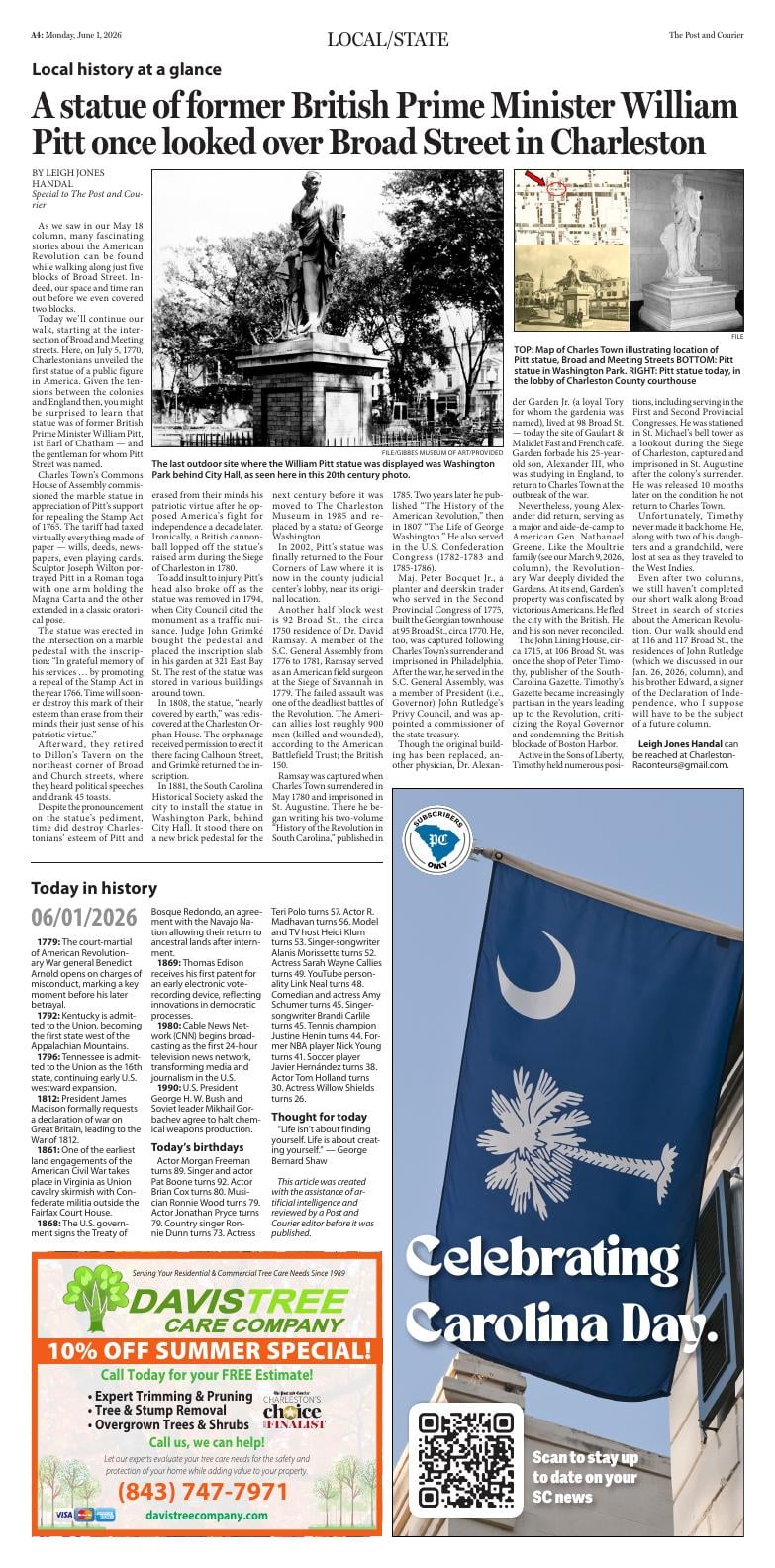 Page A4 | E‑Paper – The Post and Courier | Full Digital SC’s Top Newspaper