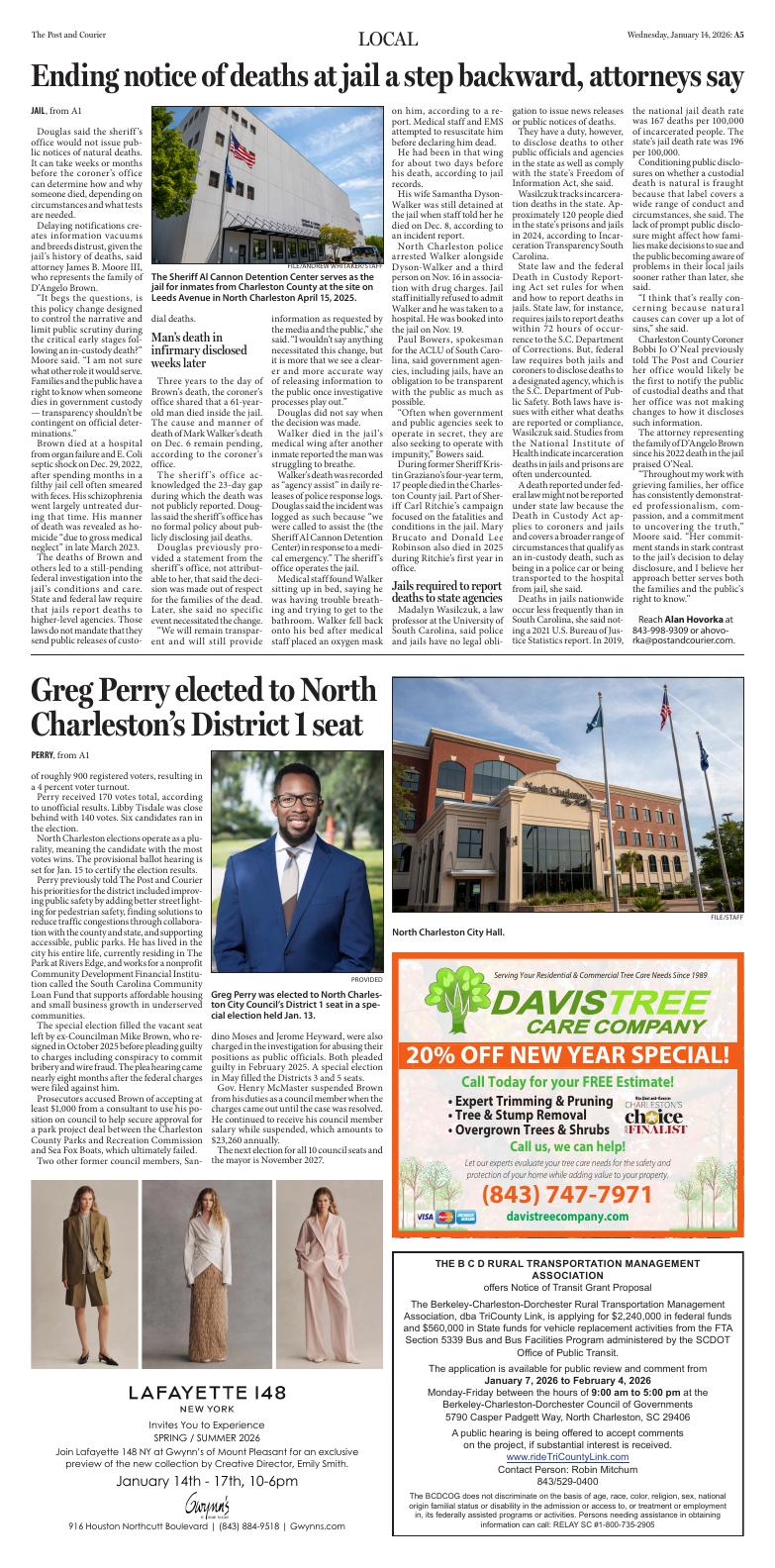 Page A5 | E‑Paper – The Post and Courier | Full Digital SC’s Top Newspaper