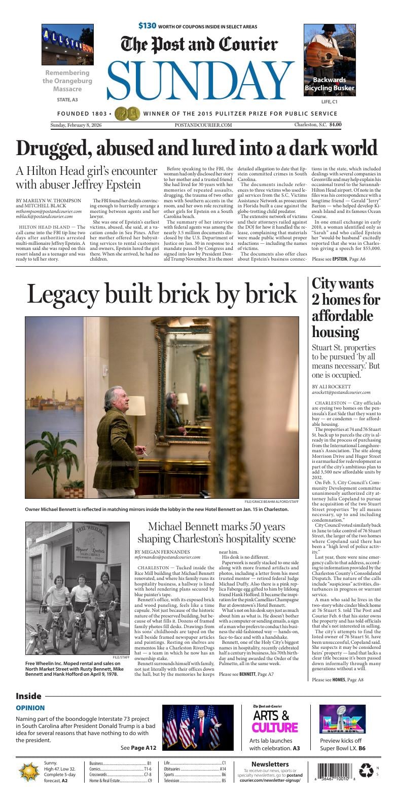 Page A1 | E‑Paper – The Post and Courier | Full Digital SC’s Top Newspaper