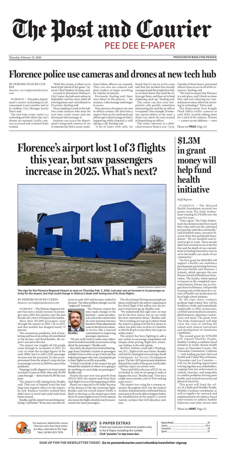 Page A2 | The Post and Courier Pee Dee E-Paper