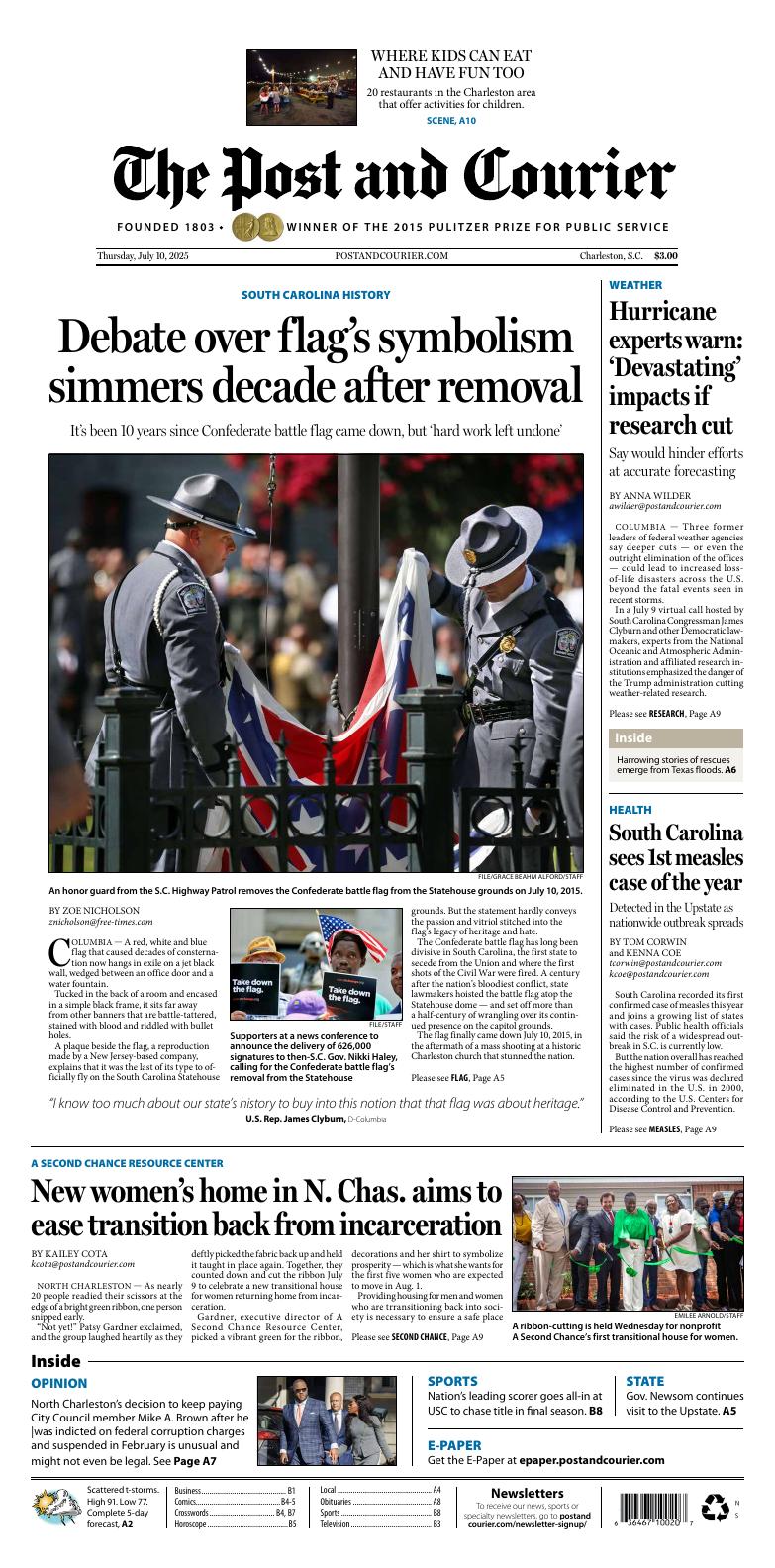 Page A1 | E‑Paper – The Post and Courier | Full Digital SC’s Top Newspaper