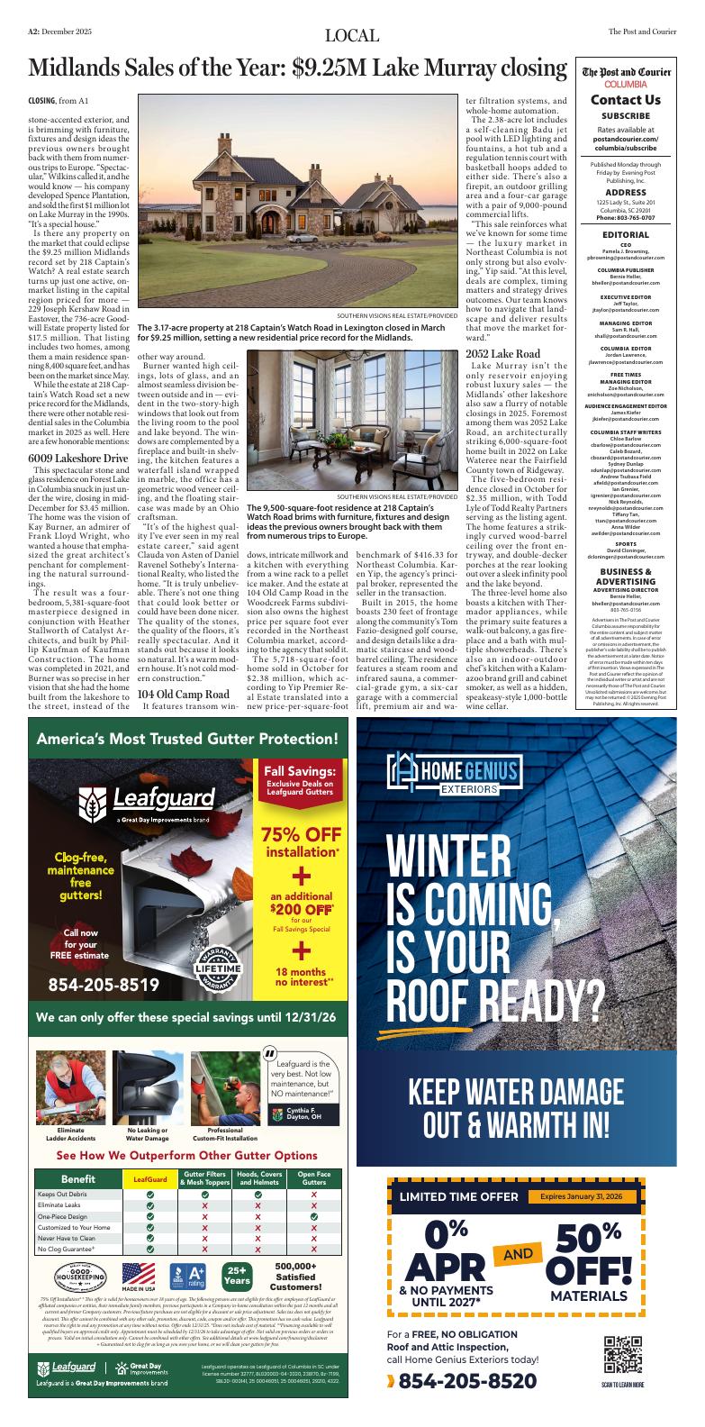 Page A2 | Post and Courier Columbia E-Paper