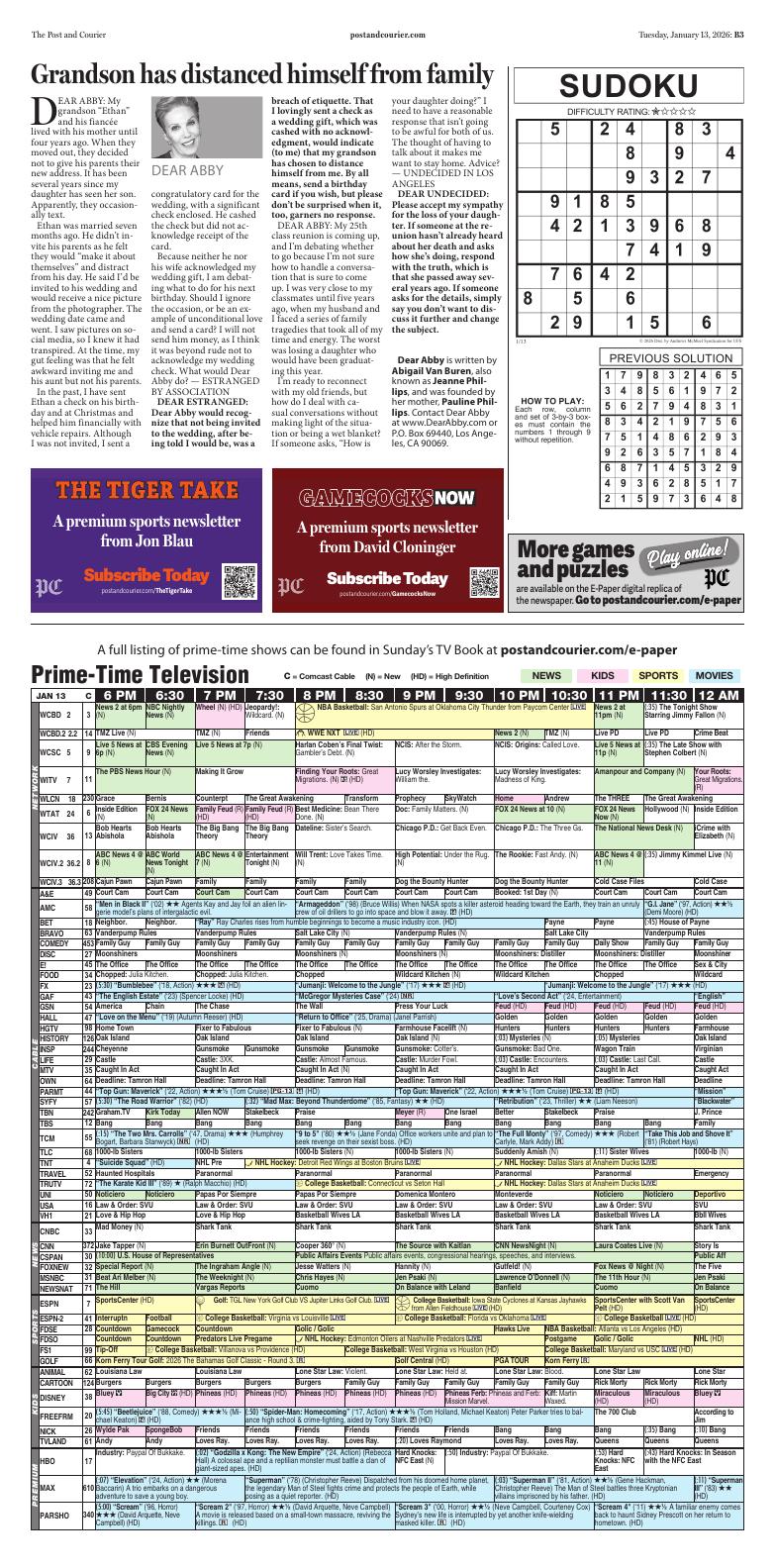 Page B3 | E‑Paper – The Post and Courier | Full Digital SC’s Top Newspaper