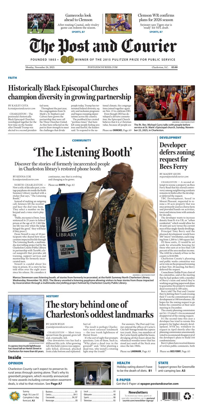 Page A1 | E‑Paper – The Post and Courier | Full Digital SC’s Top Newspaper
