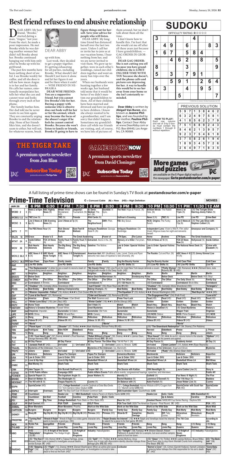 Page B3 | E‑Paper – The Post and Courier | Full Digital SC’s Top Newspaper