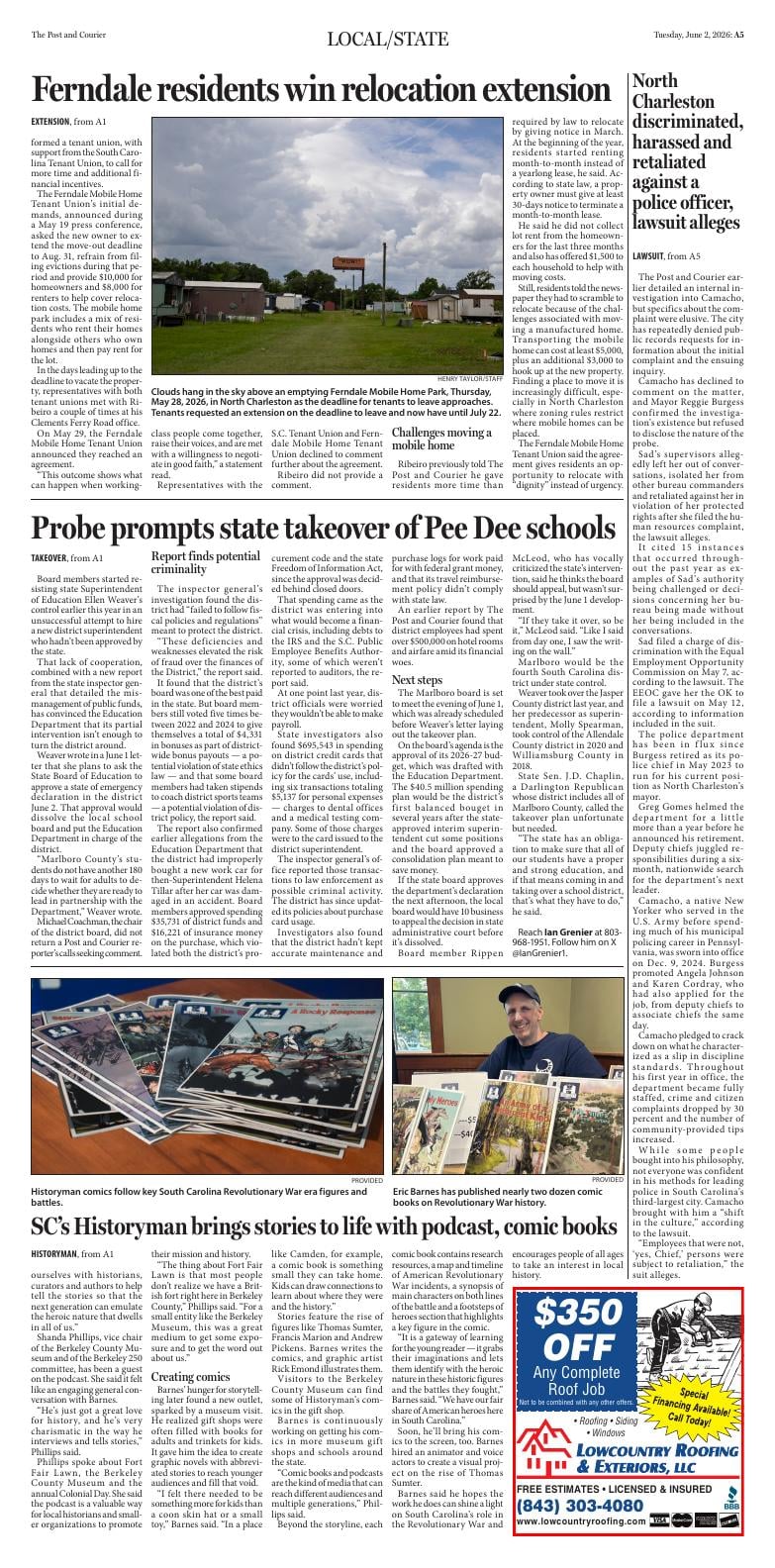 Page A5 | E‑Paper – The Post and Courier | Full Digital SC’s Top Newspaper