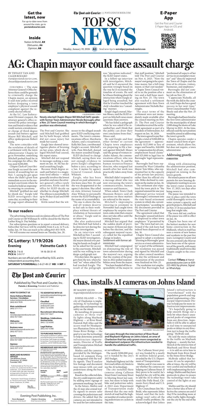 Page A3 | E‑Paper – The Post and Courier | Full Digital SC’s Top Newspaper