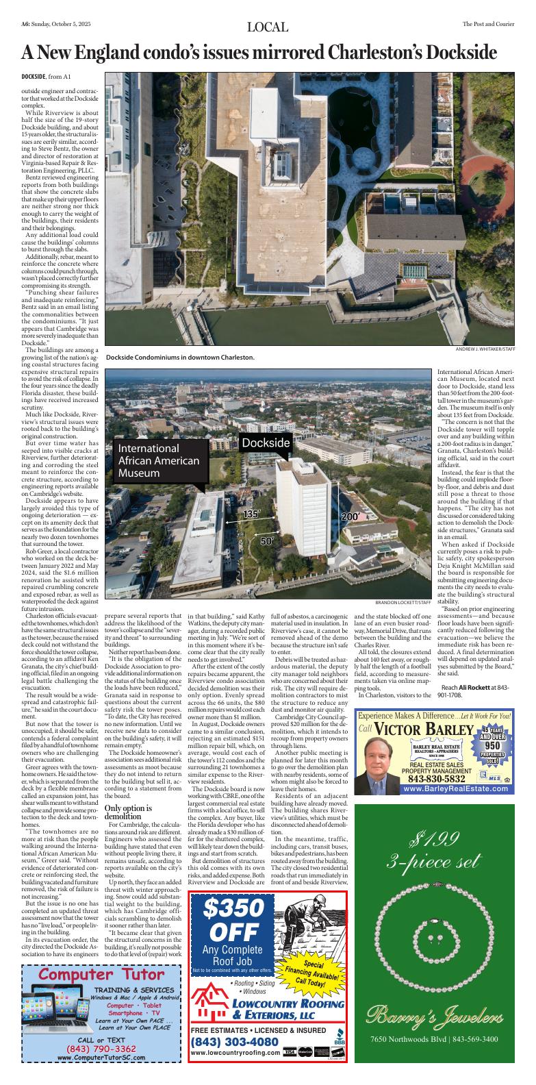 Page A6 | E‑Paper – The Post and Courier | Full Digital SC’s Top Newspaper