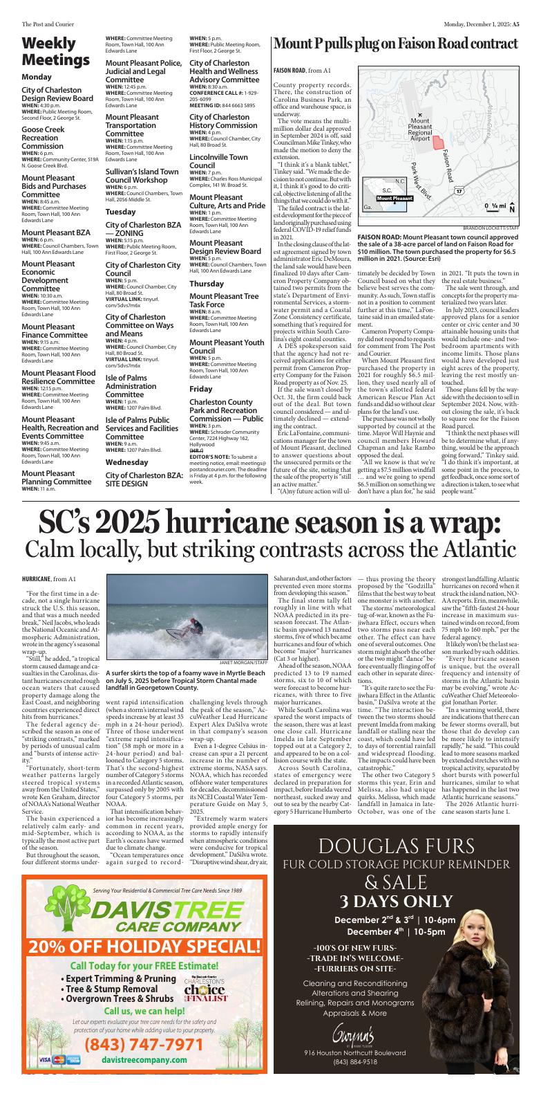 Page A5 | E‑Paper – The Post and Courier | Full Digital SC’s Top Newspaper