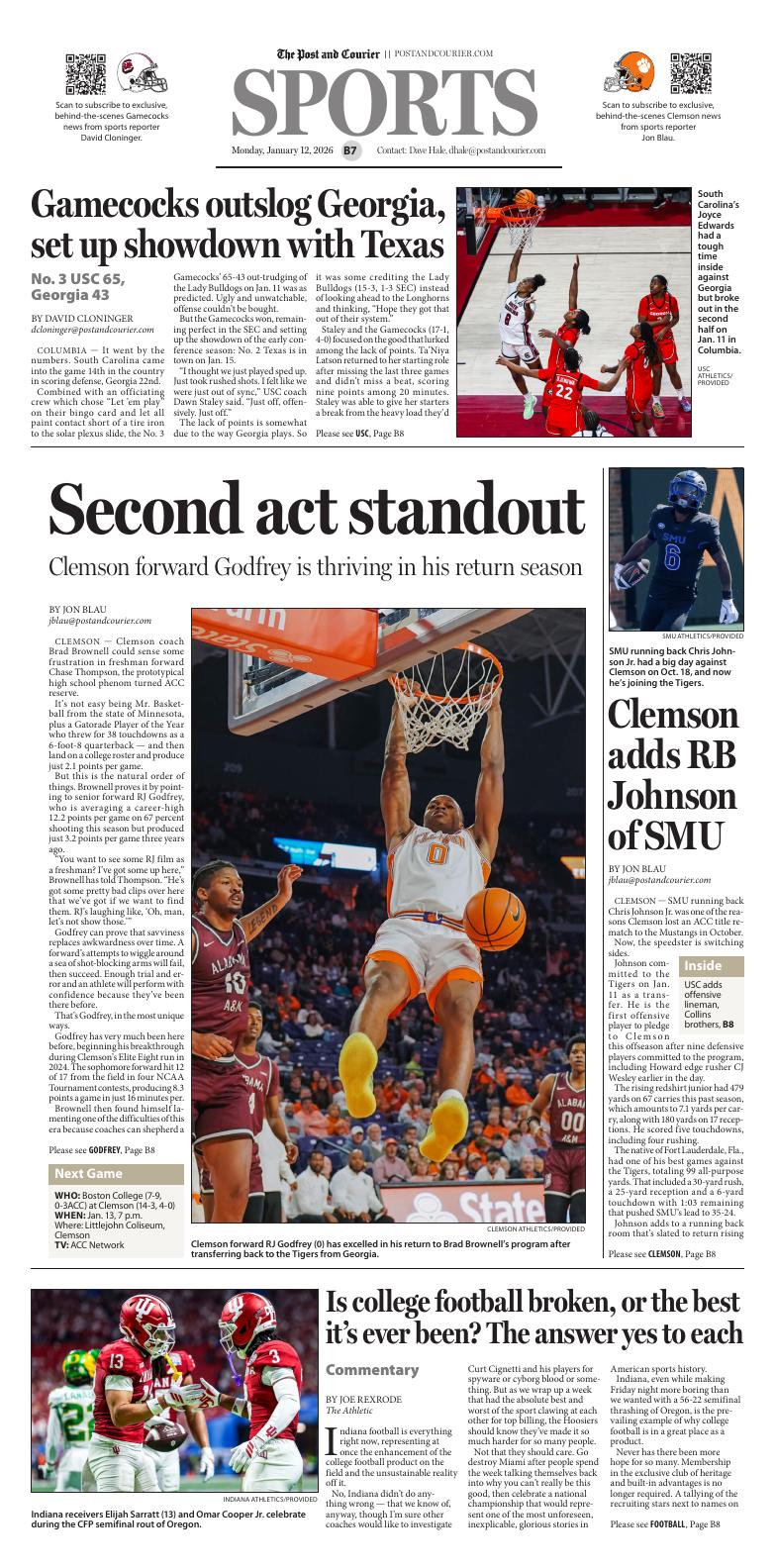 Page B7 | E‑Paper – The Post and Courier | Full Digital SC’s Top Newspaper