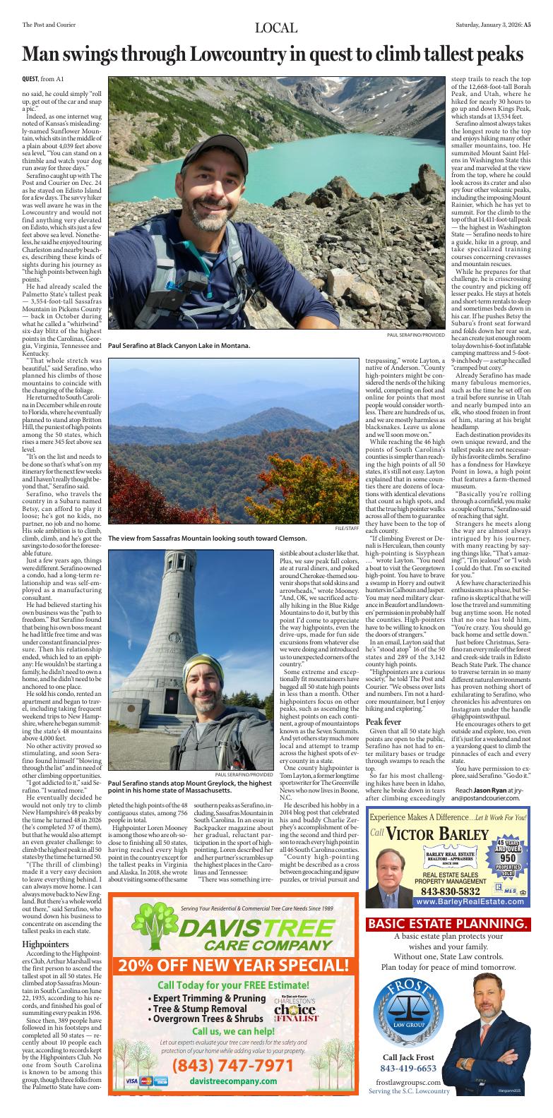 Page A5 | E‑Paper – The Post and Courier | Full Digital SC’s Top Newspaper