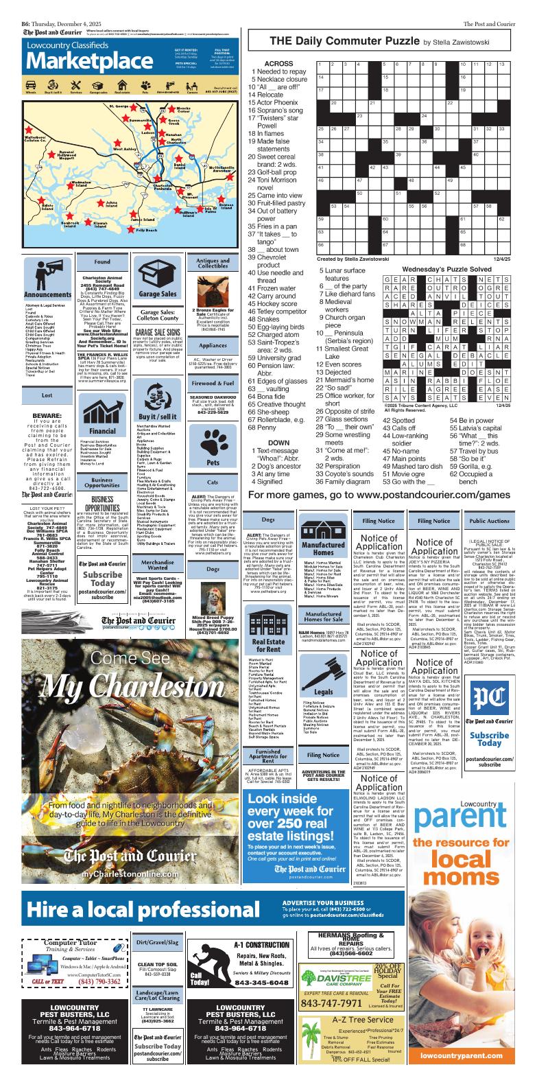 Page B4 | E‑Paper – The Post and Courier | Full Digital SC’s Top Newspaper