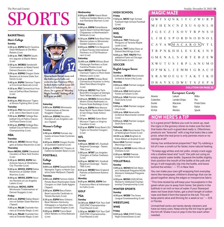 Page K3 | E‑Paper – The Post and Courier | Full Digital SC’s Top Newspaper