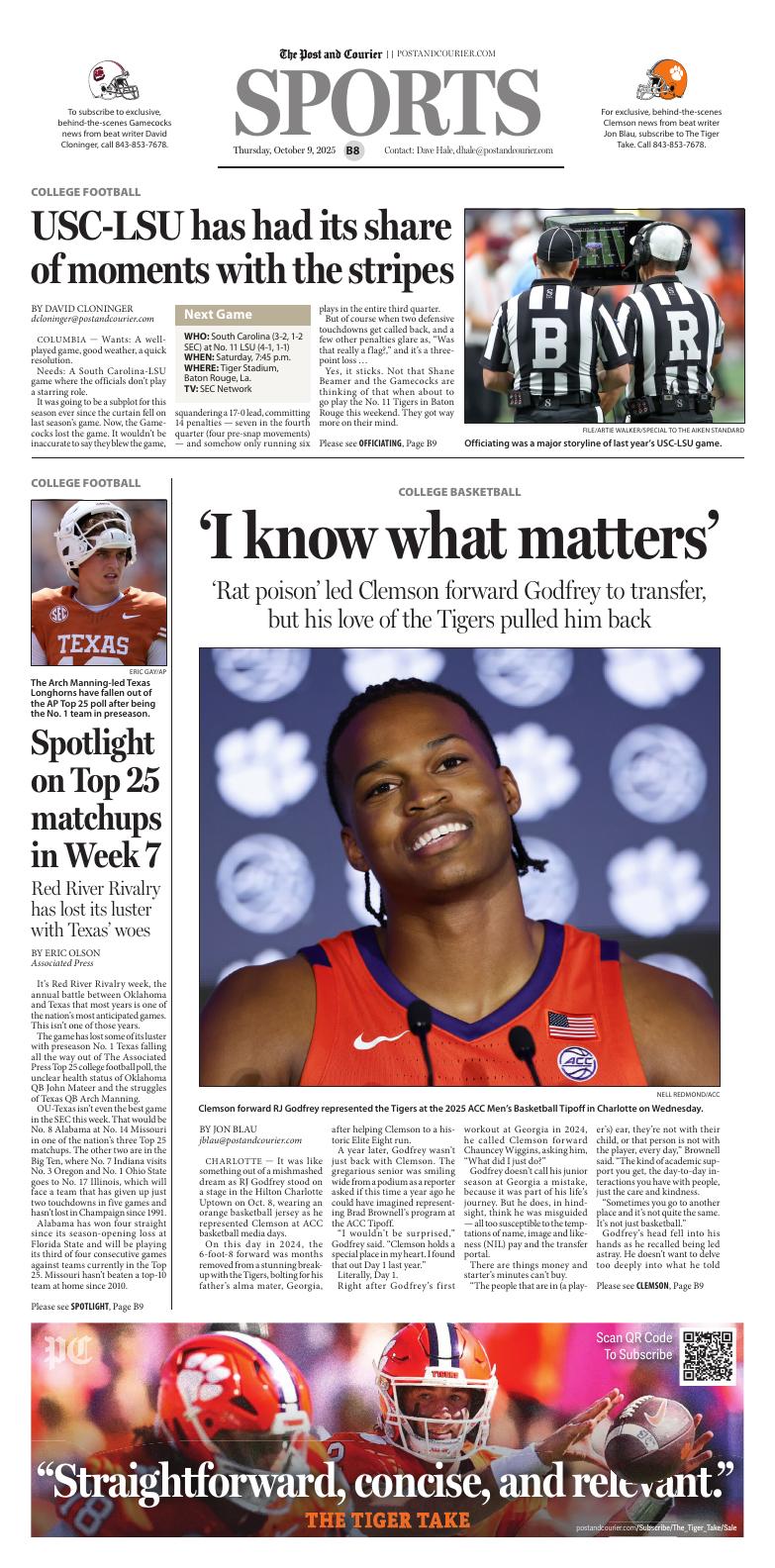 Page B8 | E‑Paper – The Post and Courier | Full Digital SC’s Top Newspaper