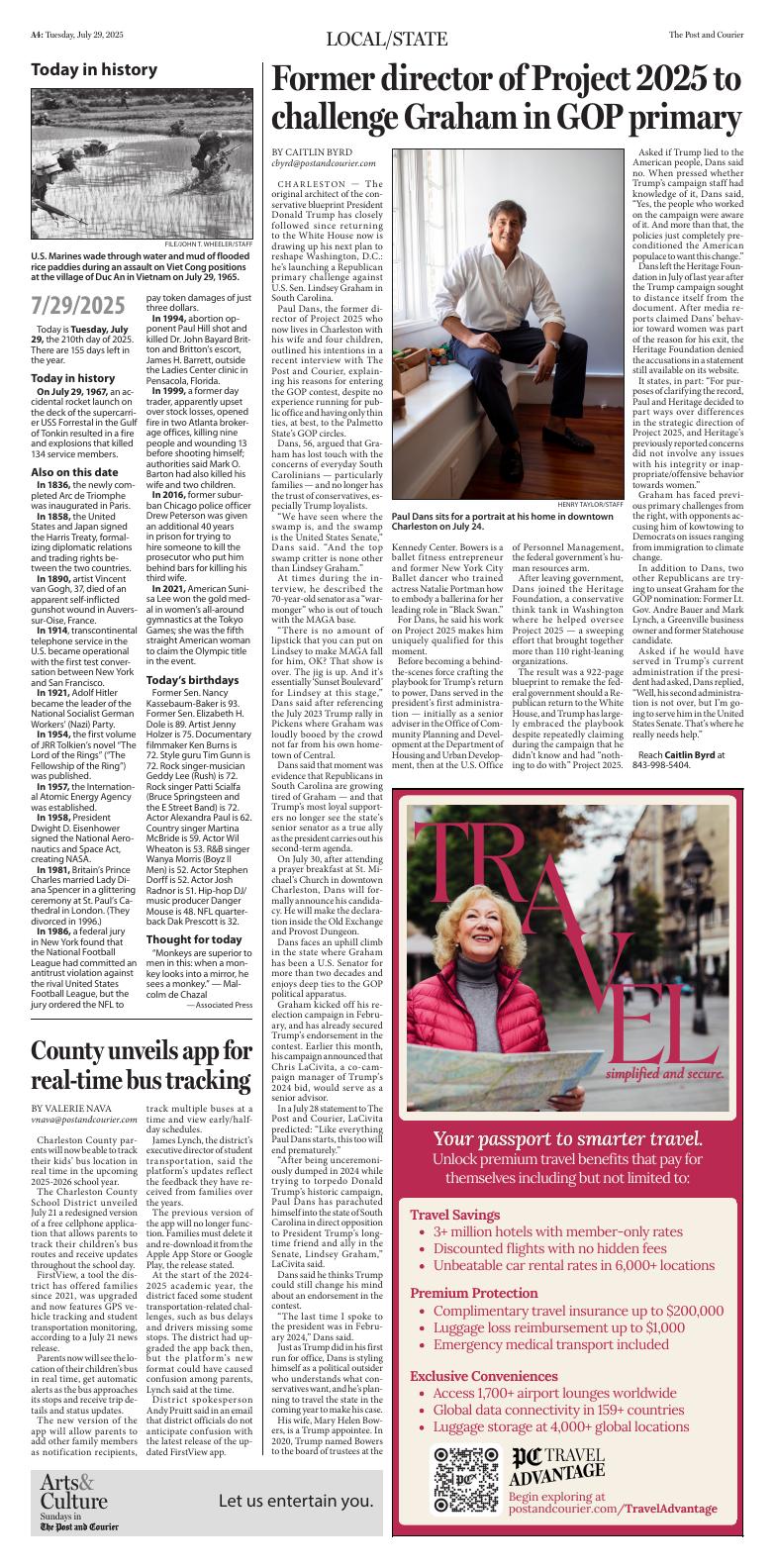 Page A4 | E‑Paper – The Post and Courier | Full Digital SC’s Top Newspaper