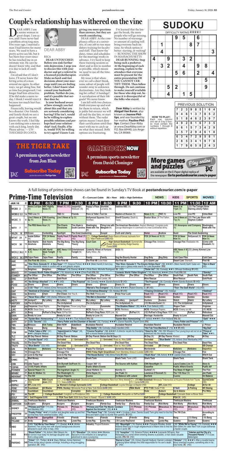 Page B3 | E‑Paper – The Post and Courier | Full Digital SC’s Top Newspaper