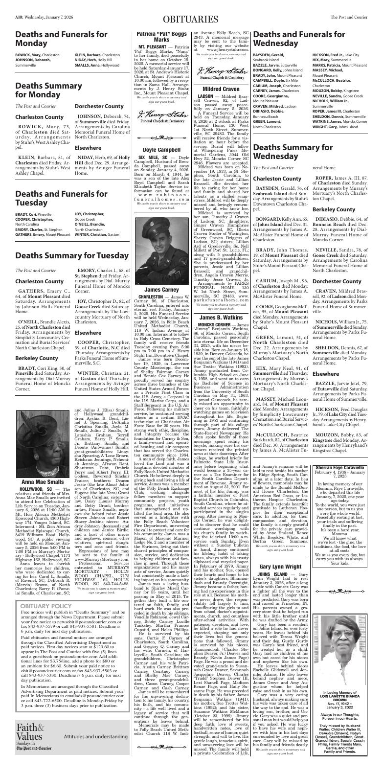 Page A10 | E‑Paper – The Post and Courier | Full Digital SC’s Top Newspaper