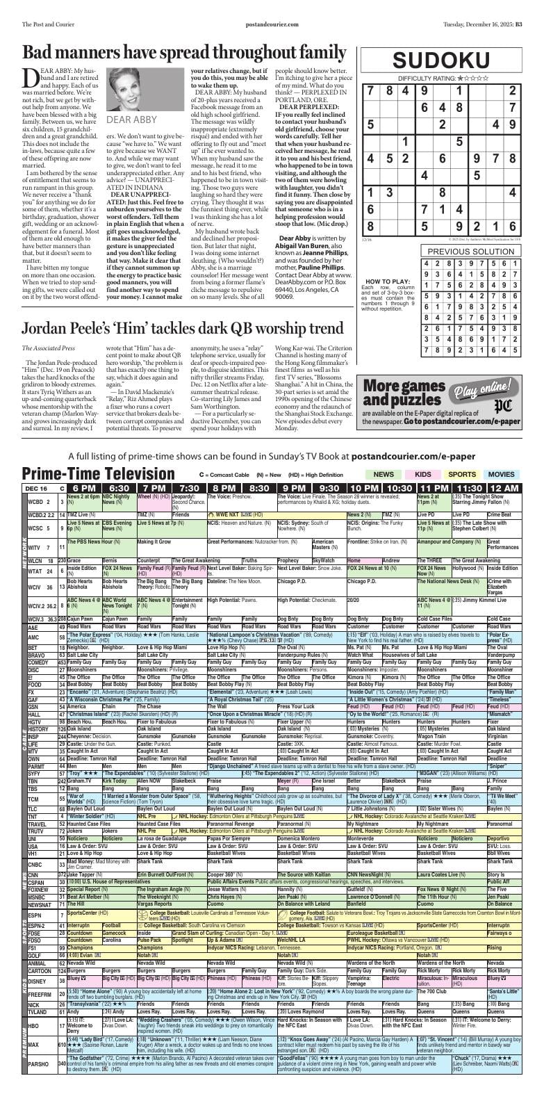 Page B3 | E‑Paper – The Post and Courier | Full Digital SC’s Top Newspaper