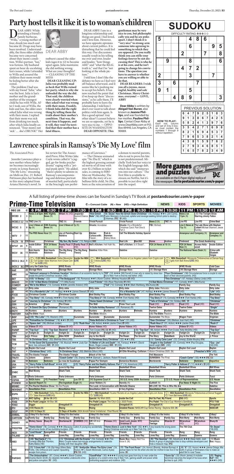 Page B3 | E‑Paper – The Post and Courier | Full Digital SC’s Top Newspaper