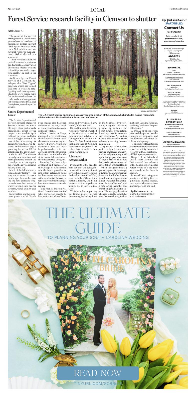 Page A2 | The Post and Courier Spartanburg E-Paper