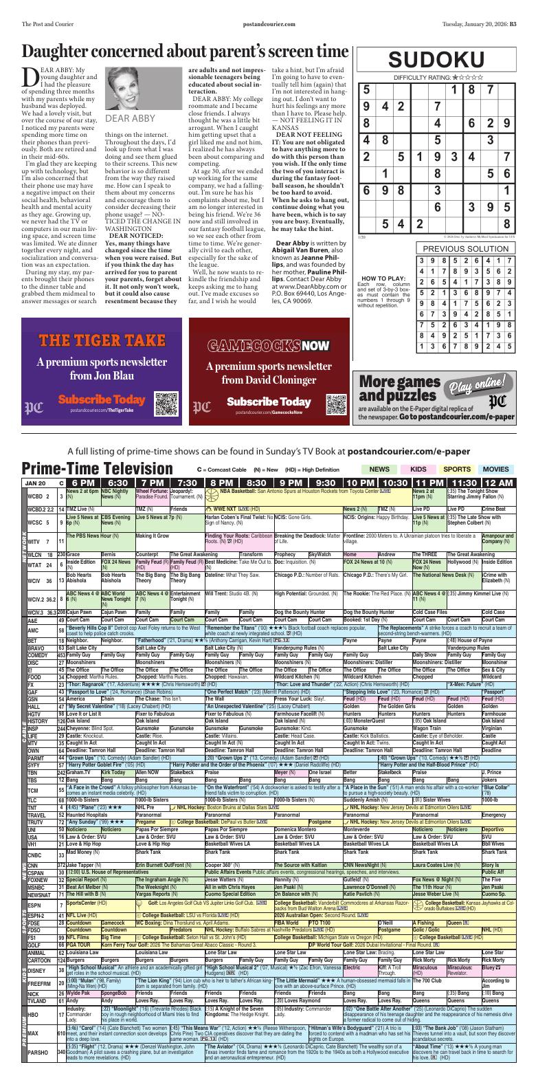 Page B3 | E‑Paper – The Post and Courier | Full Digital SC’s Top Newspaper