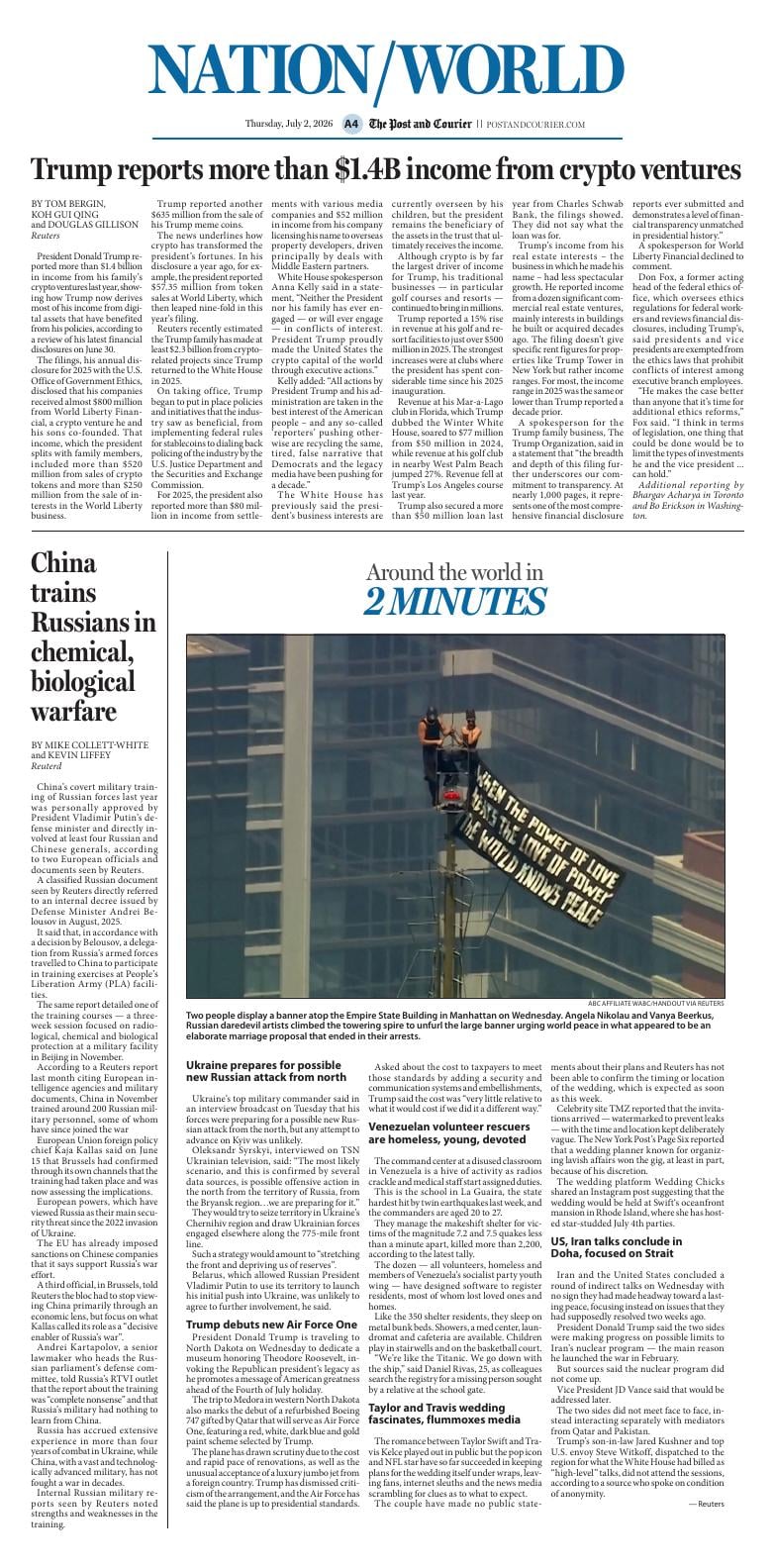 Page A4 | The Post and Courier Greenville E-Paper