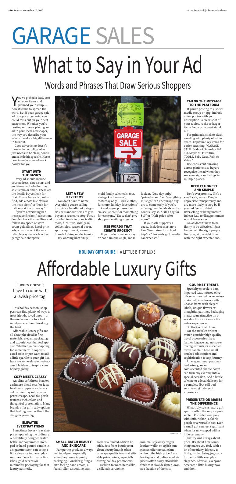 Page A10 | Aiken Standard ePaper