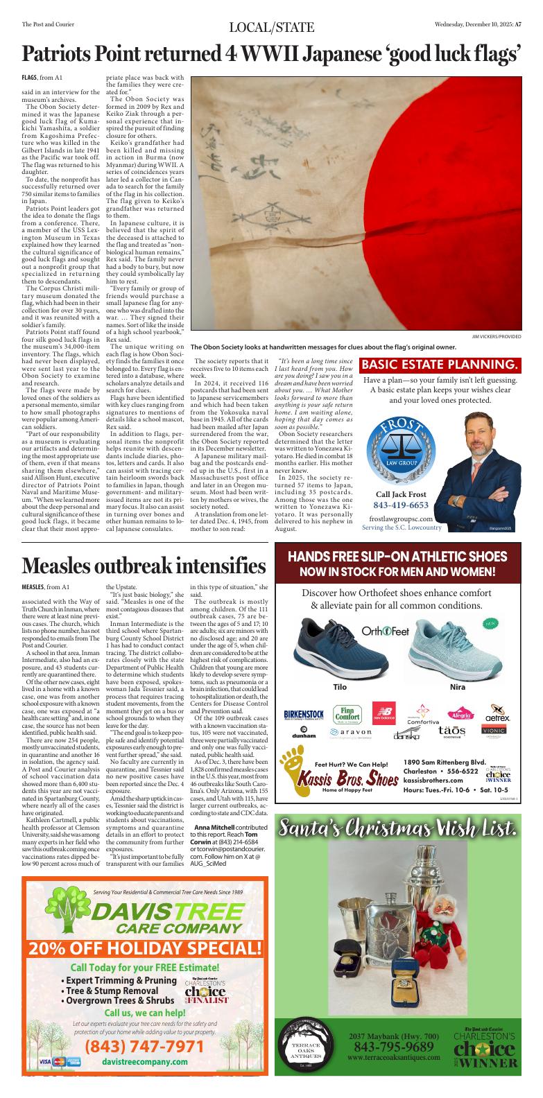 Page A7 | E‑Paper – The Post and Courier | Full Digital SC’s Top Newspaper