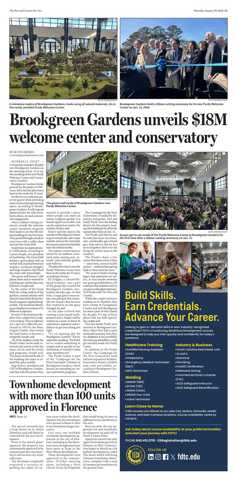 Page A3 | The Post and Courier Pee Dee E-Paper