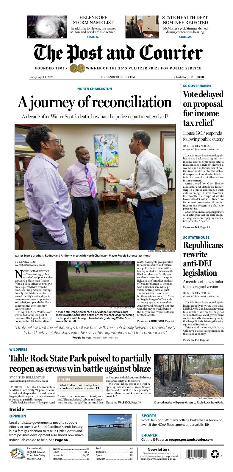 Page A1 | E‑Paper – The Post and Courier | Full Digital SC’s Top Newspaper