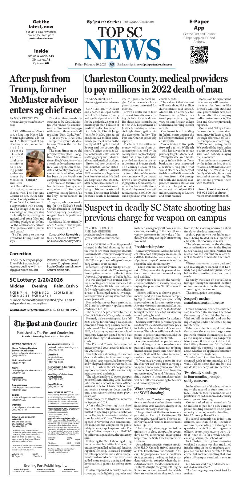 Page A3 | E‑Paper – The Post and Courier | Full Digital SC’s Top Newspaper