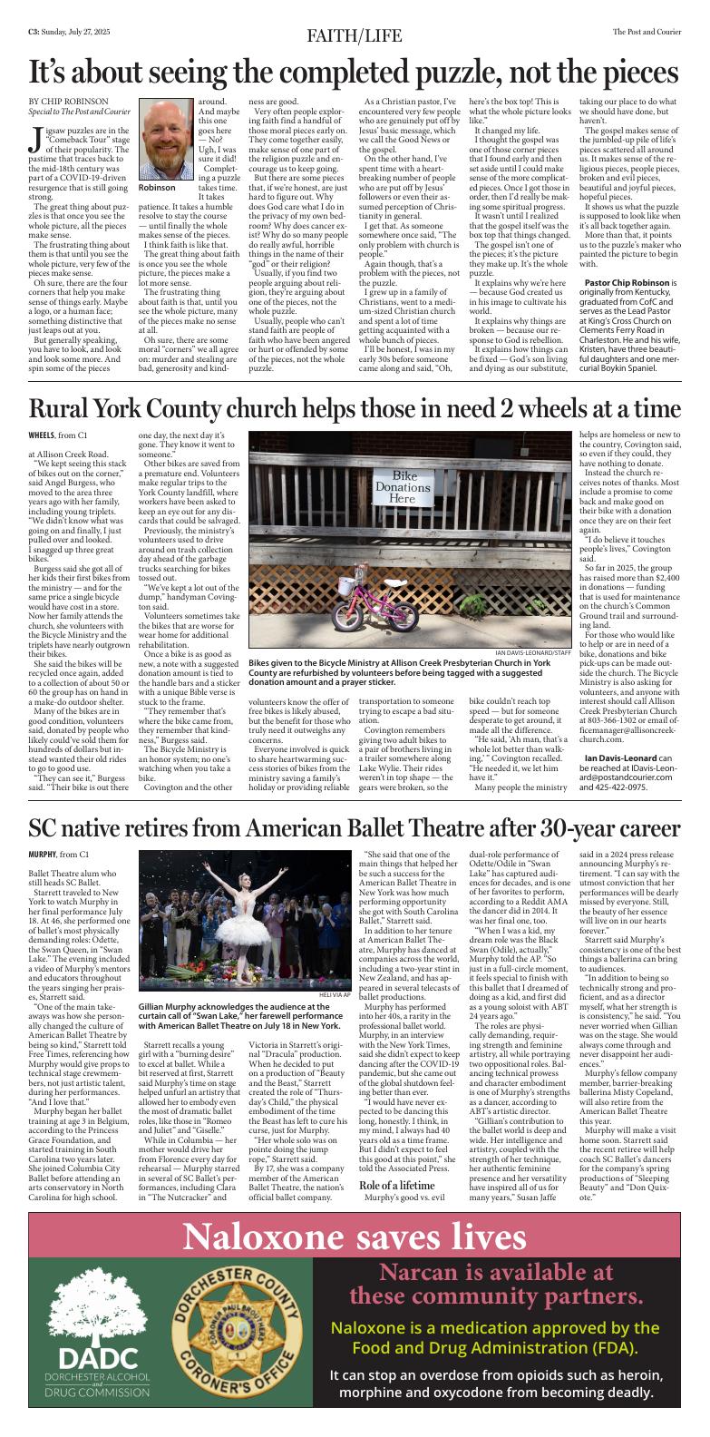 Page C3 | E‑Paper – The Post and Courier | Full Digital SC’s Top Newspaper