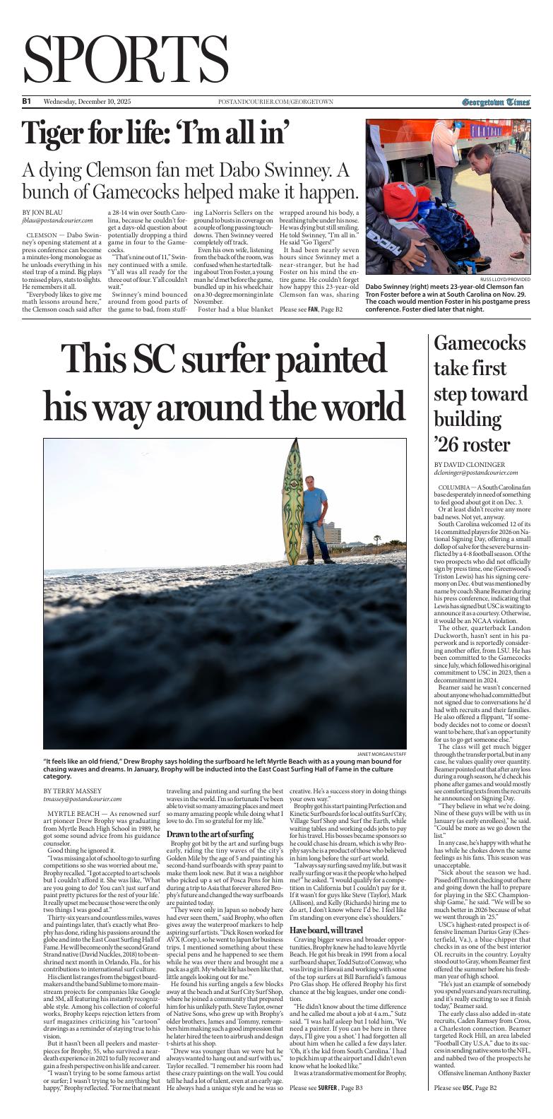 Page B1 | The Georgetown Times E-Edition or E-Paper