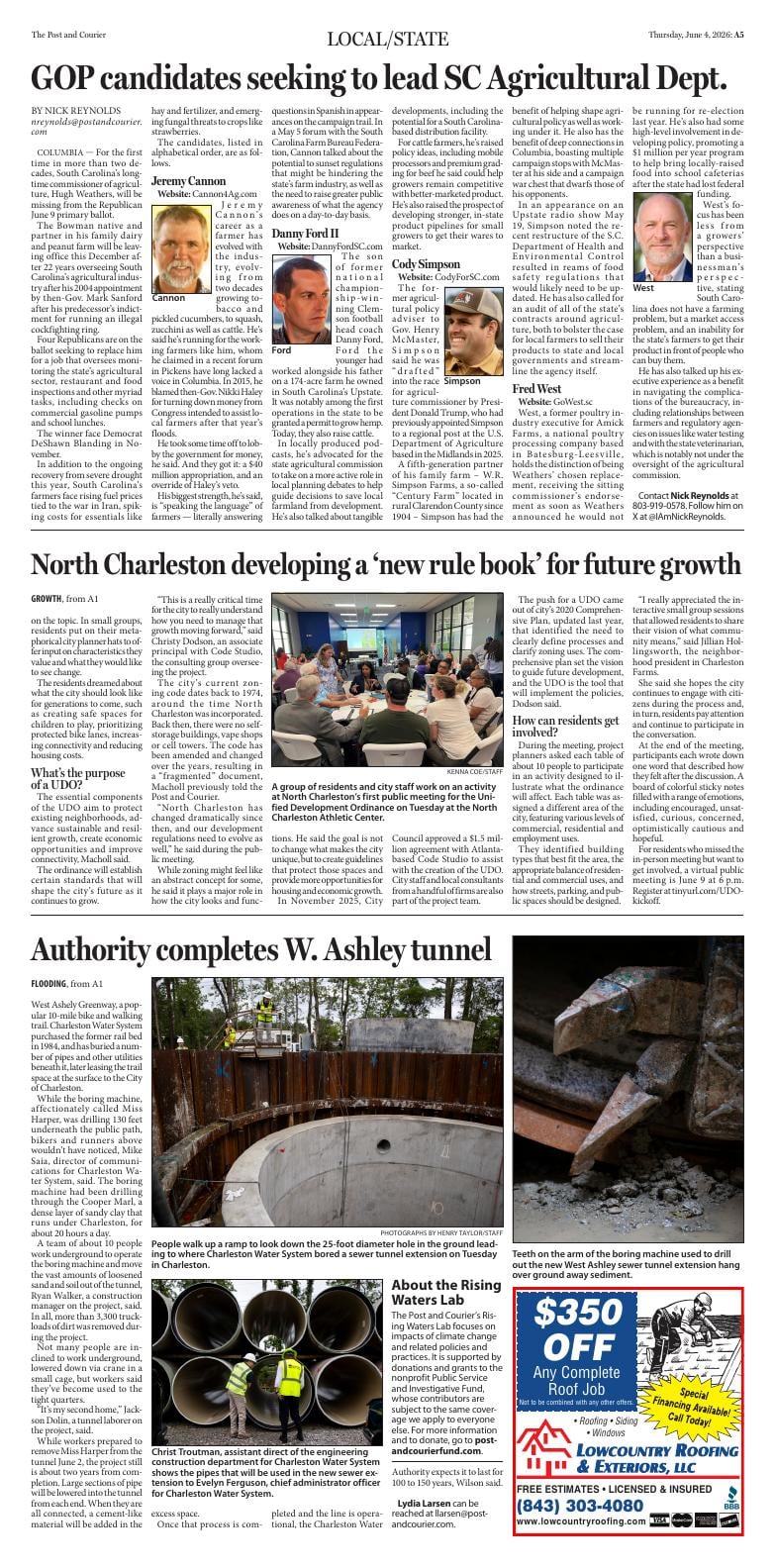 Page A5 | E‑Paper – The Post and Courier | Full Digital SC’s Top Newspaper