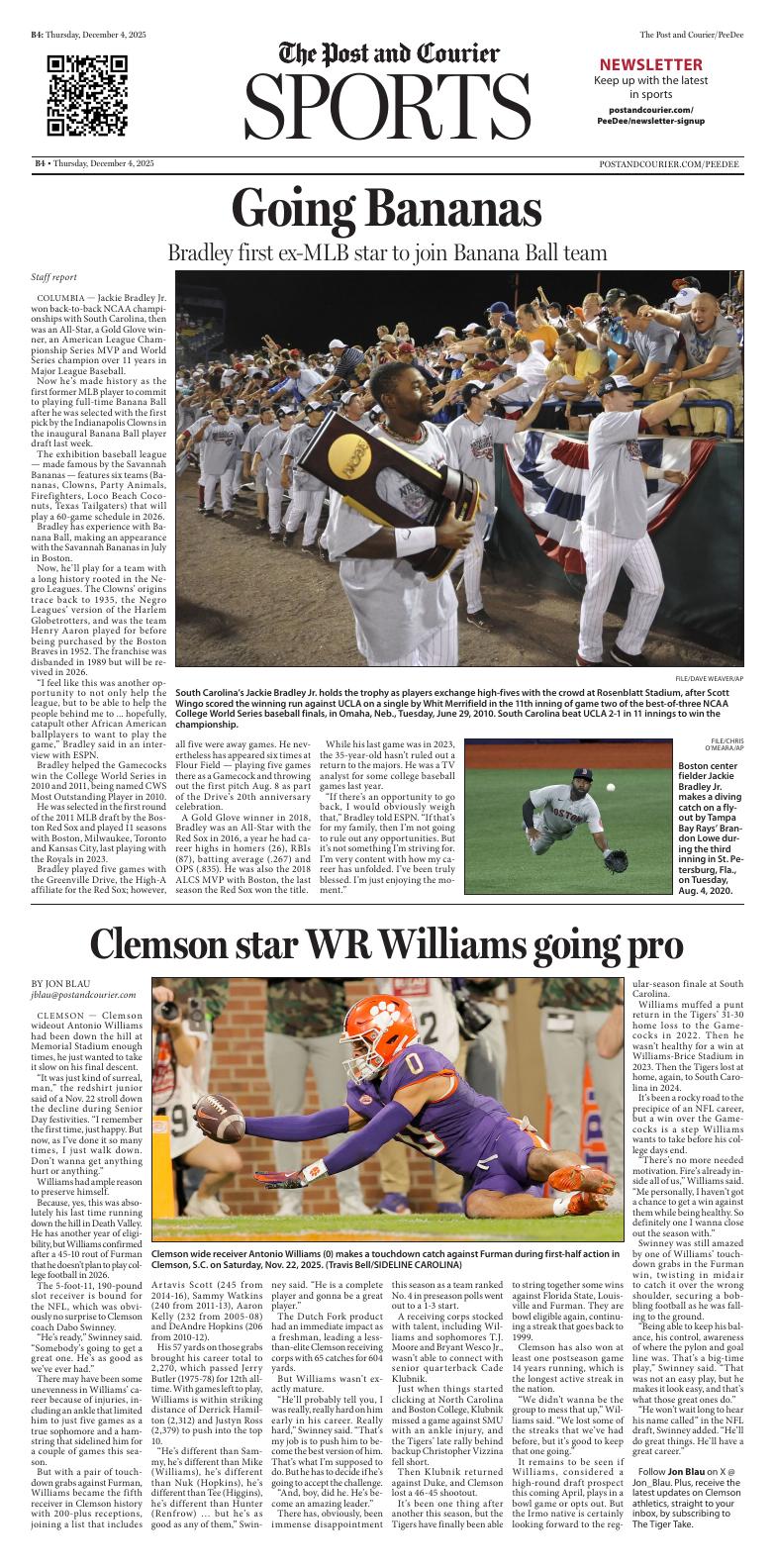 Page B4 | The Post and Courier Pee Dee E-Paper