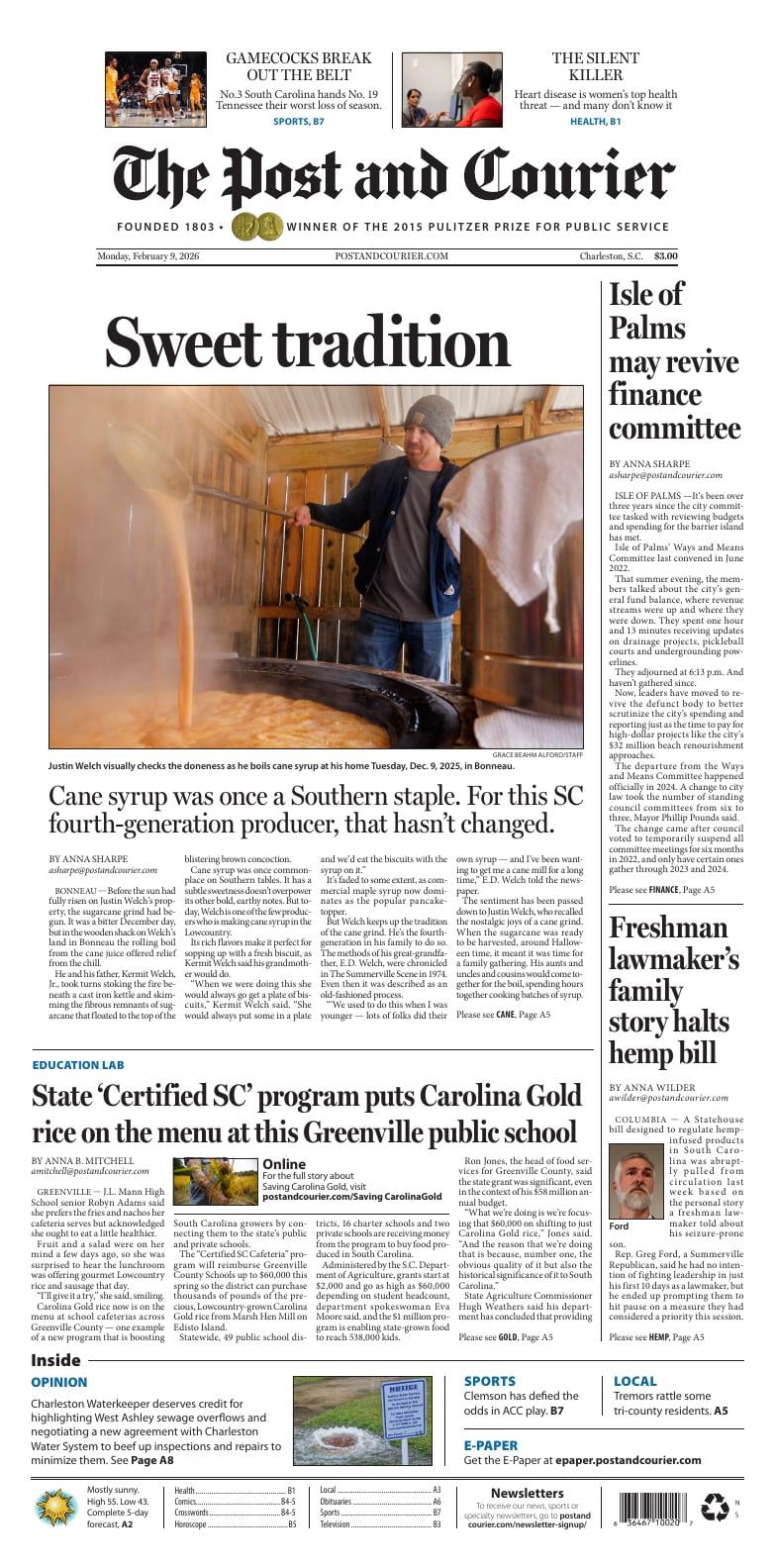 Page A1 | E‑Paper – The Post and Courier | Full Digital SC’s Top Newspaper
