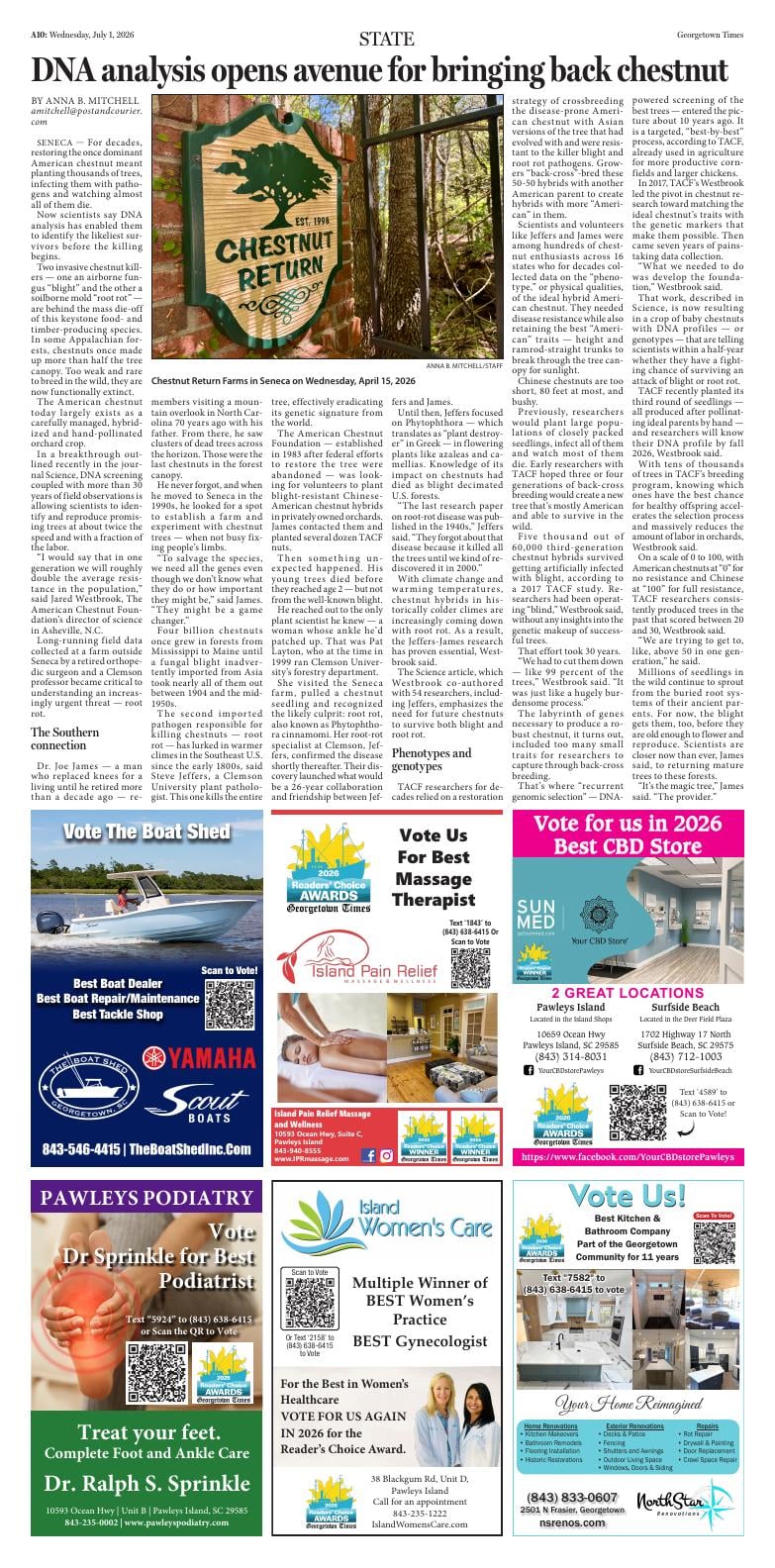 Page A10 | The Georgetown Times E-Edition or E-Paper