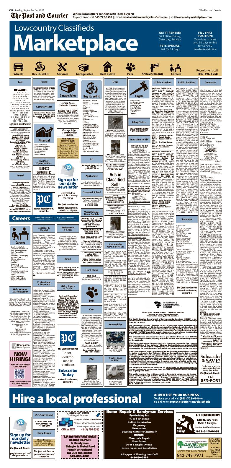Page C12 | E‑Paper – The Post and Courier | Full Digital SC’s Top Newspaper